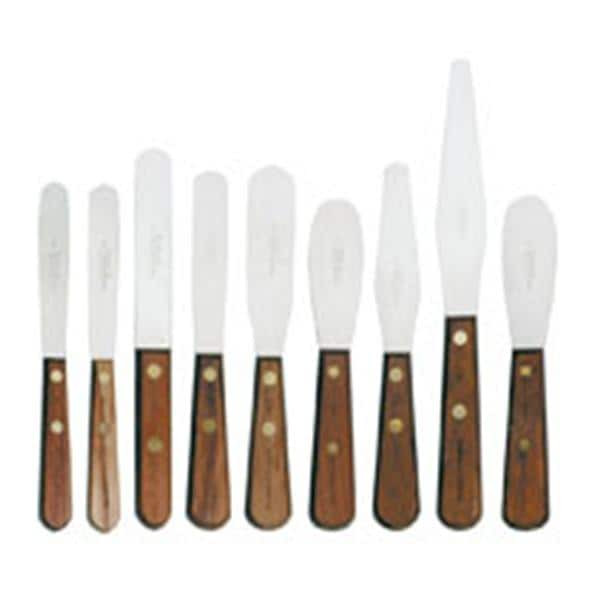 Plaster Spatula Single End 4 in Flexible Wood Handle Each - Dental Brands