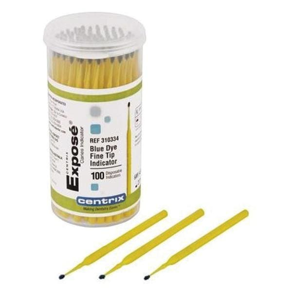 Expose Caries Indicator Blue With Fine Tipe 100/Pk - Dental Brands