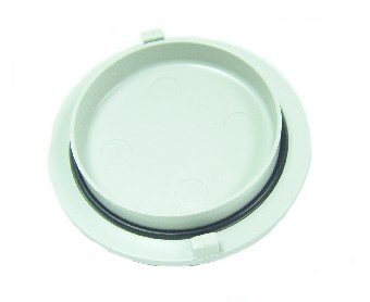 Vacuum Canister Cap w/O-ring, Bracket Mounted, Gray - Dental Brands