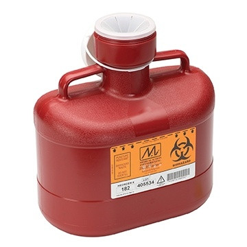 Under Counter Sharps Container, 6.2 qt. - Dental Brands