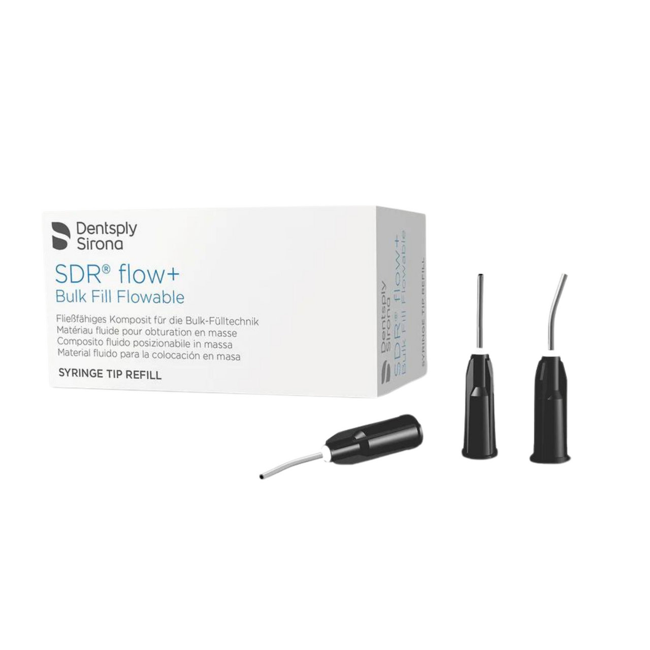 SDR Flow+ Syringe Tips, 60/Pack - Dental Brands