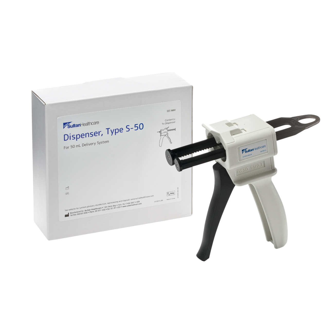 Genie Dispenser Gun Plastic Type S-50 1:1 - Dental Brands