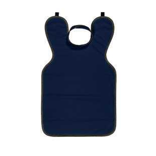 Soothe-Guard Air Navy Blue Lead-Free Adult Apron with Collar 0.5mm ...