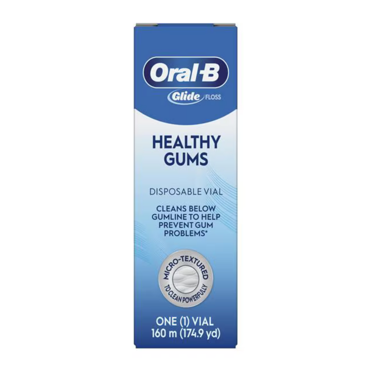 Oral-B Glide Healthy Gums Unwaxed Teflon Floss 160 Meters Ea - Dental ...