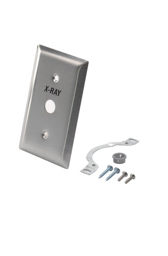X-Ray Exposure Switch Mounting Plate, Stainless Steel - Dental Brands