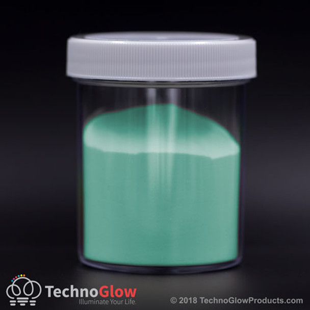 Fluorescent Aqua Glow in the Dark Powder | Techno Glow Inc
