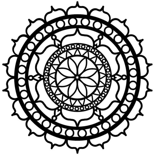 Large Rosetta Design Template | The Crafters Workshop