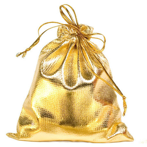 Gold Metallic Pouch
