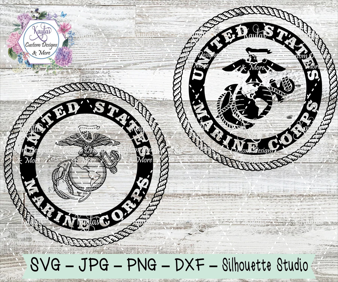 US Marine Corps SVG Template Digital Download