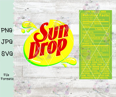 Sun Drop Soda Digital Download