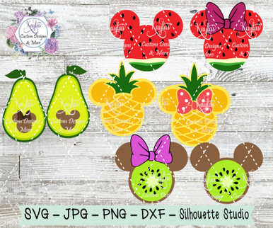 Disney Fruit SVG Digital Download