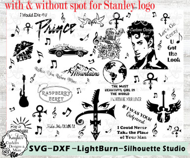 Prince SVG Tumbler Template Digital Download