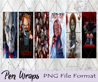 Chucky Horror Movie Pen Wraps Digital Download