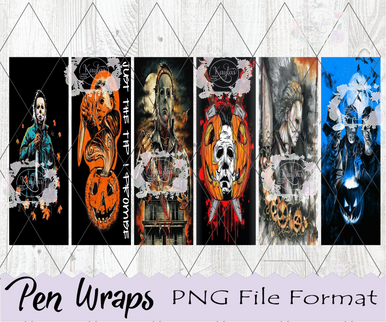 Michael Myers Halloween Horror Movie Pen Wraps Digital Download
