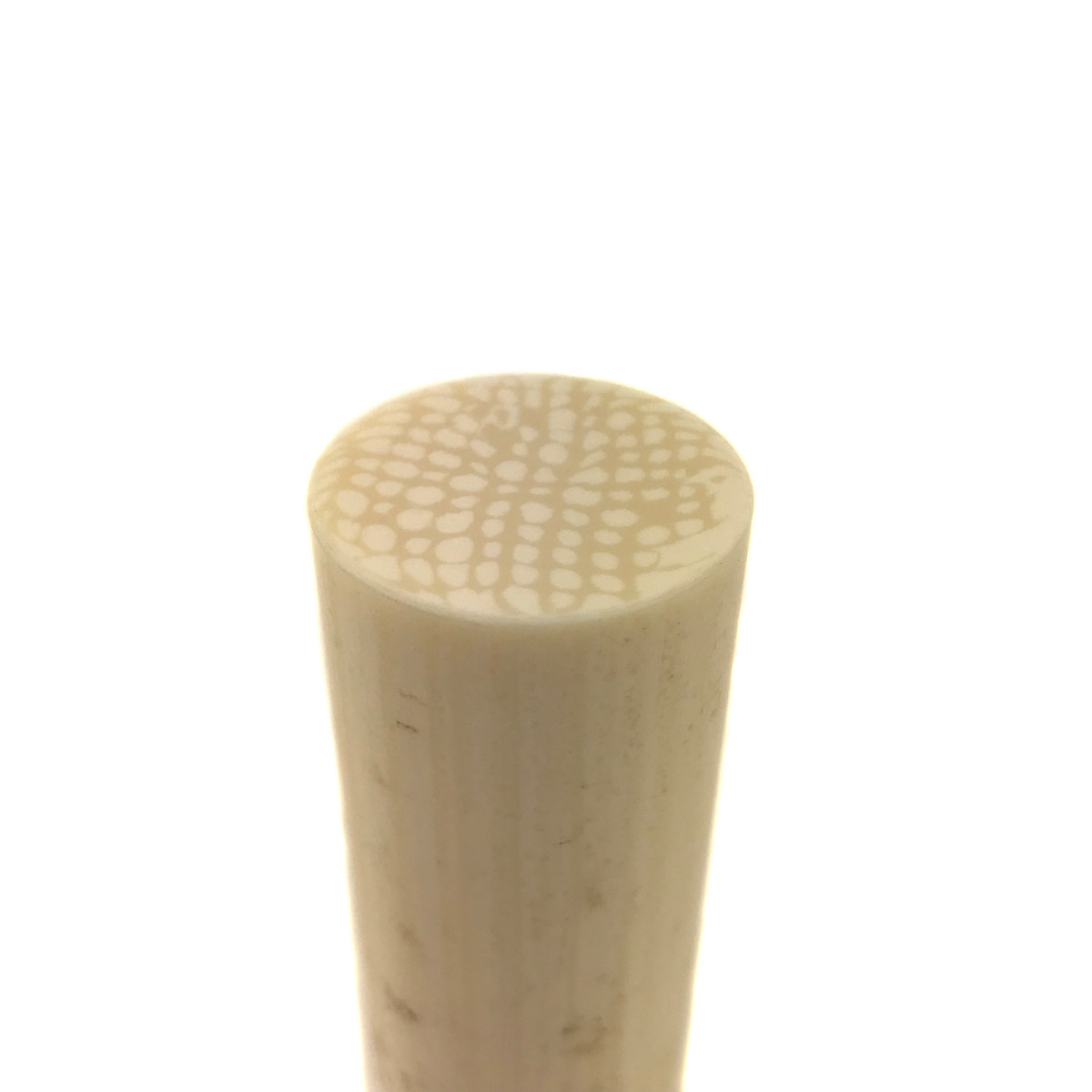 Imitation Ivory Cast Resin Round Rod 30 mm x half meter w/ Shreger ...