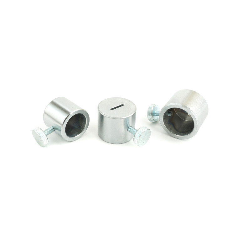 Set of three Steel Slot Guides For Round Stock - RawKrafted