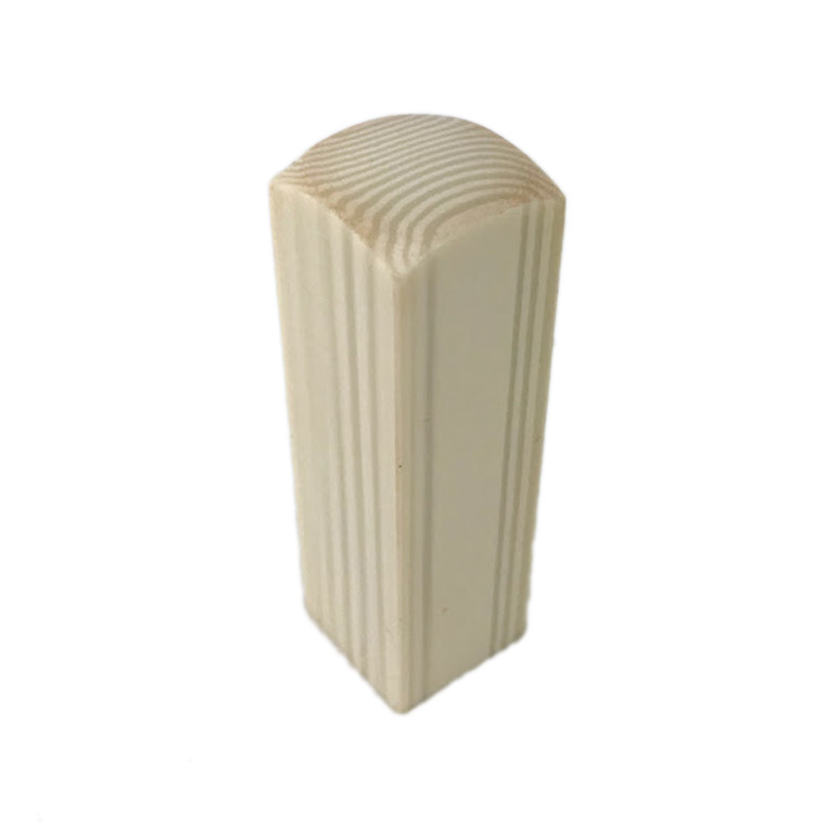 Cast Resin Cuboid Rod Faux Ivory - RawKrafted