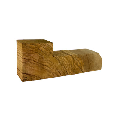 Manno Olive Wood Ebauchon L Shape Extra Extra Long One-Off 193x76x48mm ...
