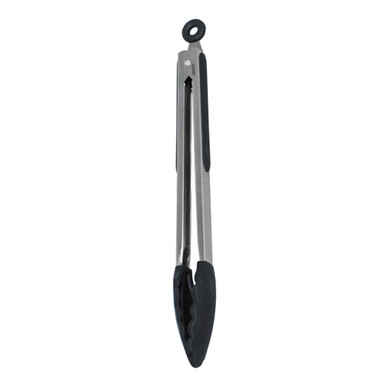 Silicone Tongs With Stainless Steel Handle 30cm - Black - Avanti ...