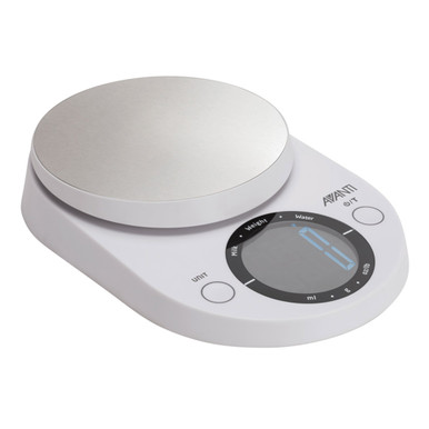 Large Display Digital Kitchen Scale - White - Avanti Homewares Australia