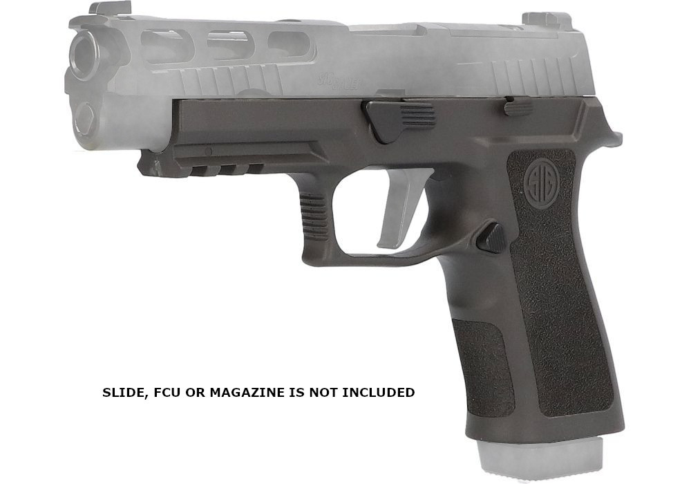 SIG Sauer P320 X-Carry TXG Grip Module, Gray - AB Prototype