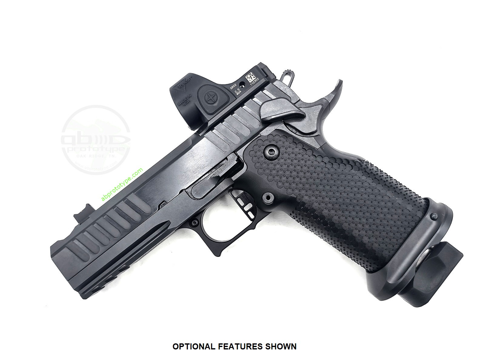 AB Prototype 1911DW Commander Custom Pistol, Double-Wide, Metal Grip ...
