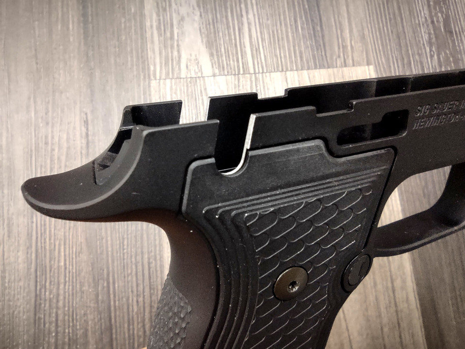 AB Prototype P320 AXG Carry Grip Module, Aluminum, MS, Black - AB Prototype