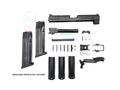 CZ P-10F Parts Kit Only, Optics Ready, 9mm, Black - AB Prototype