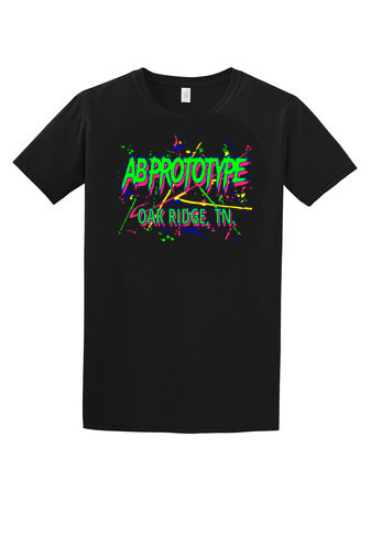 AB Prototype T-Shirt, Retro, Black - AB Prototype