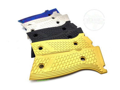 AB Prototype AXG Grip Panels, Dimpled, Manual Safety, Aluminum - AB ...