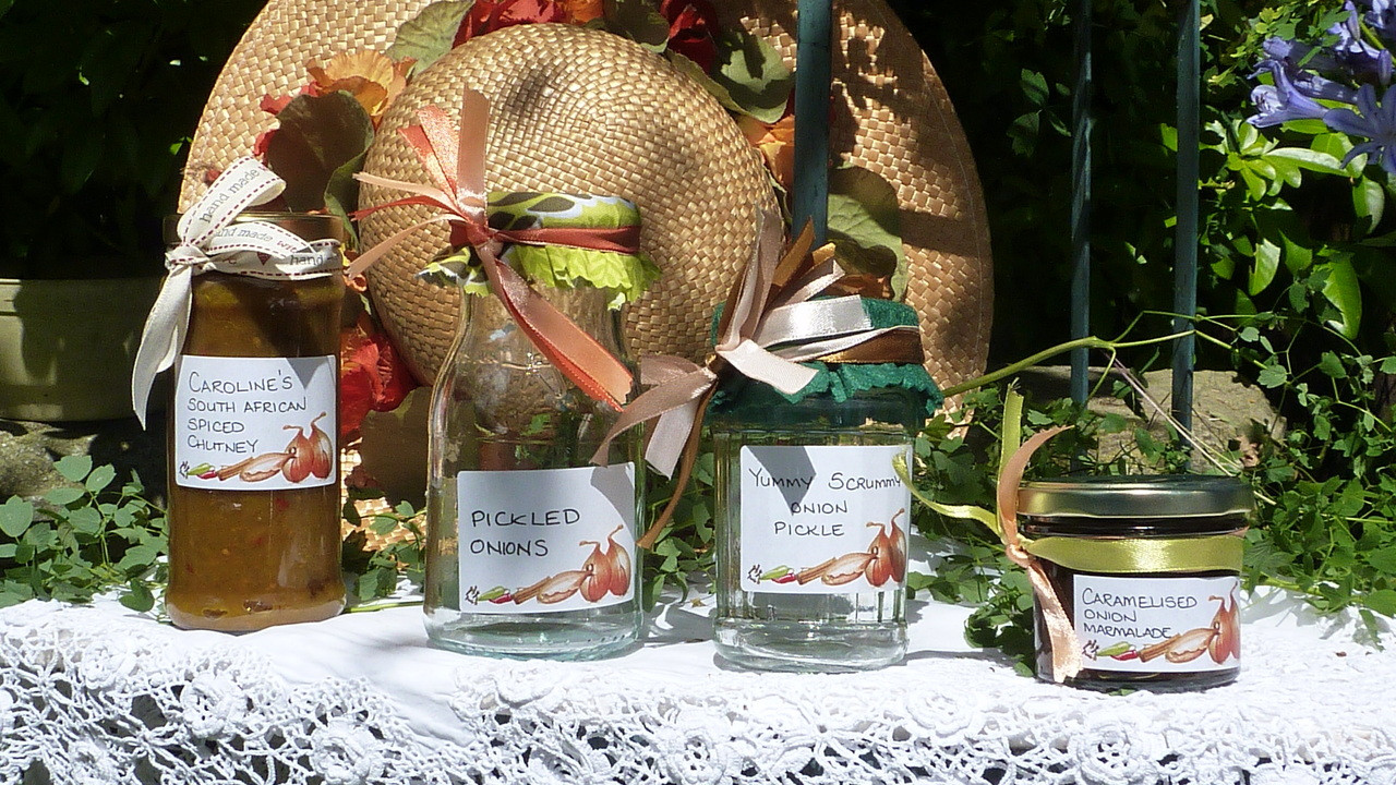 Self Adhesive Jar Labels - Onion Label