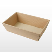 Medium Natural Fluted Card Tray - Wares of Knutsford Ltd