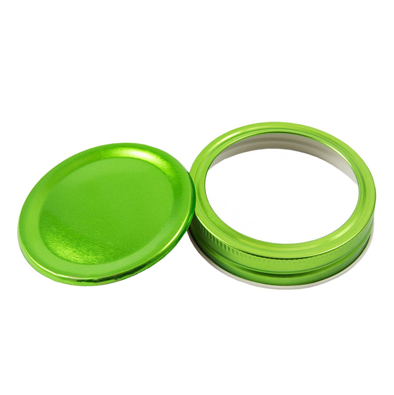 2-Part Mason Jar Replacement Lids | 70mm 2 Part Glass Mason Jar Lid