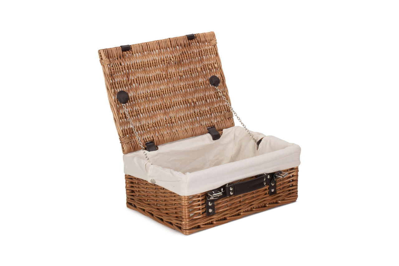 Wicker, Willow Woven Eco Friendly 14" Hamper L 360mm x W260mm x 150mm