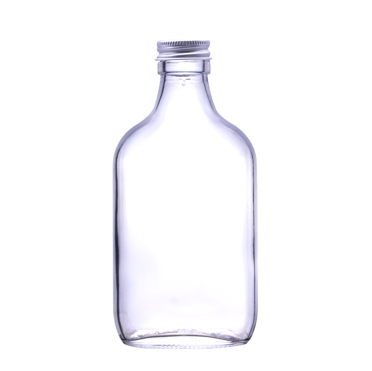 Glass Flask Bottles 200ml with Cap