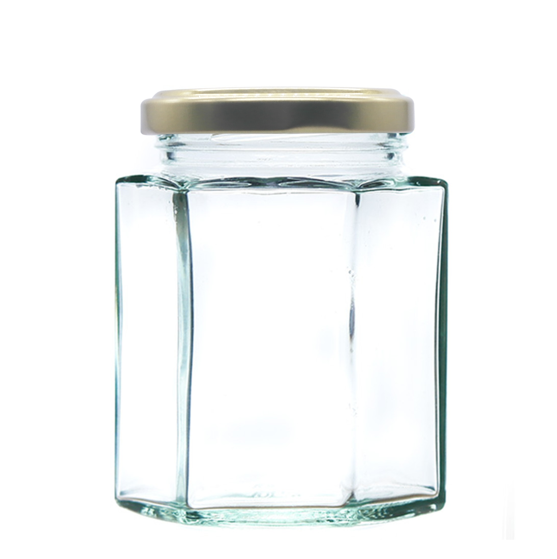190ml Hexagonal Jars - Glass Hexagonal Jam Jar