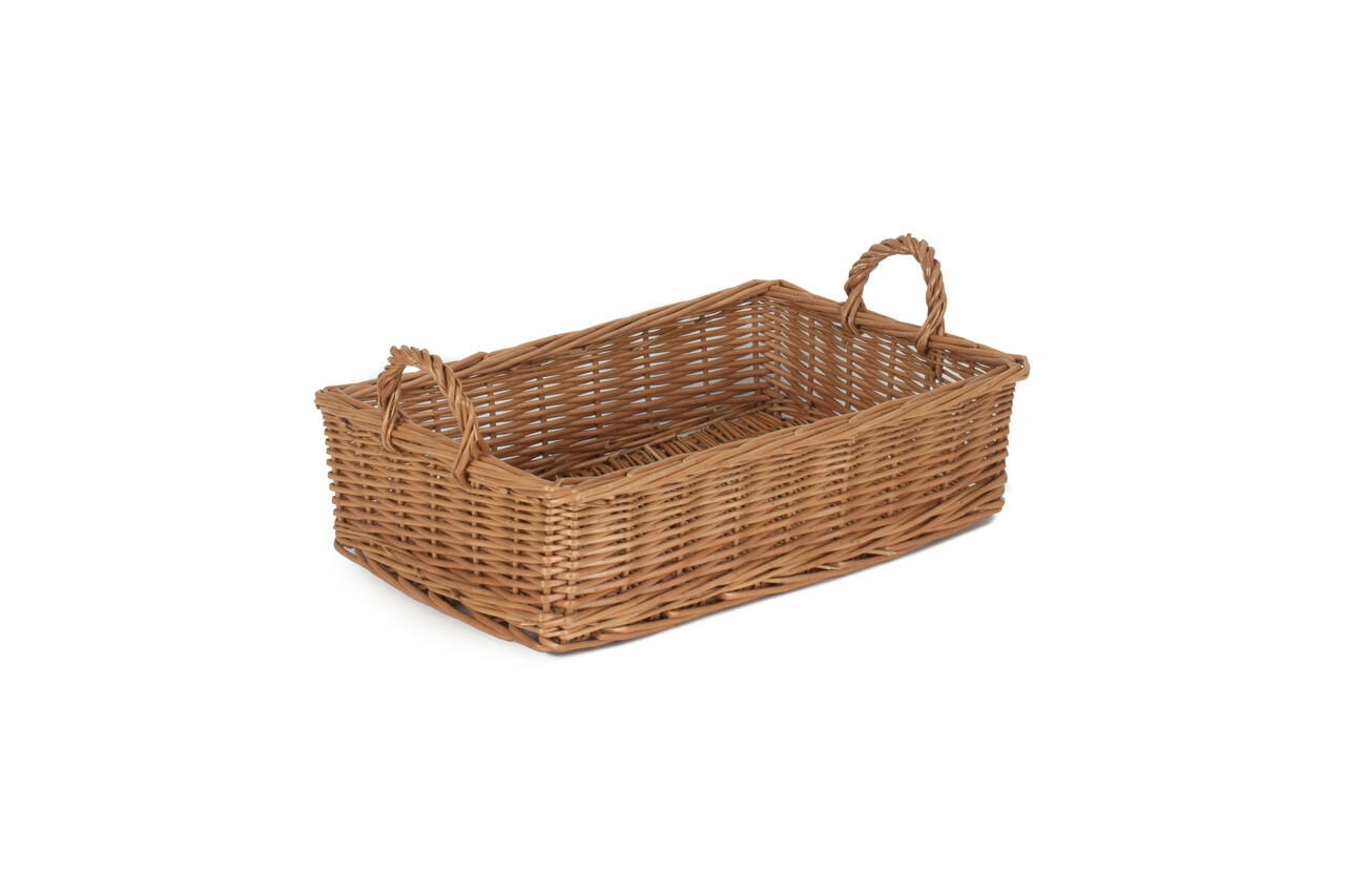 Wicker, Willow Woven Display Storage Basket from Wares of |Knutsford