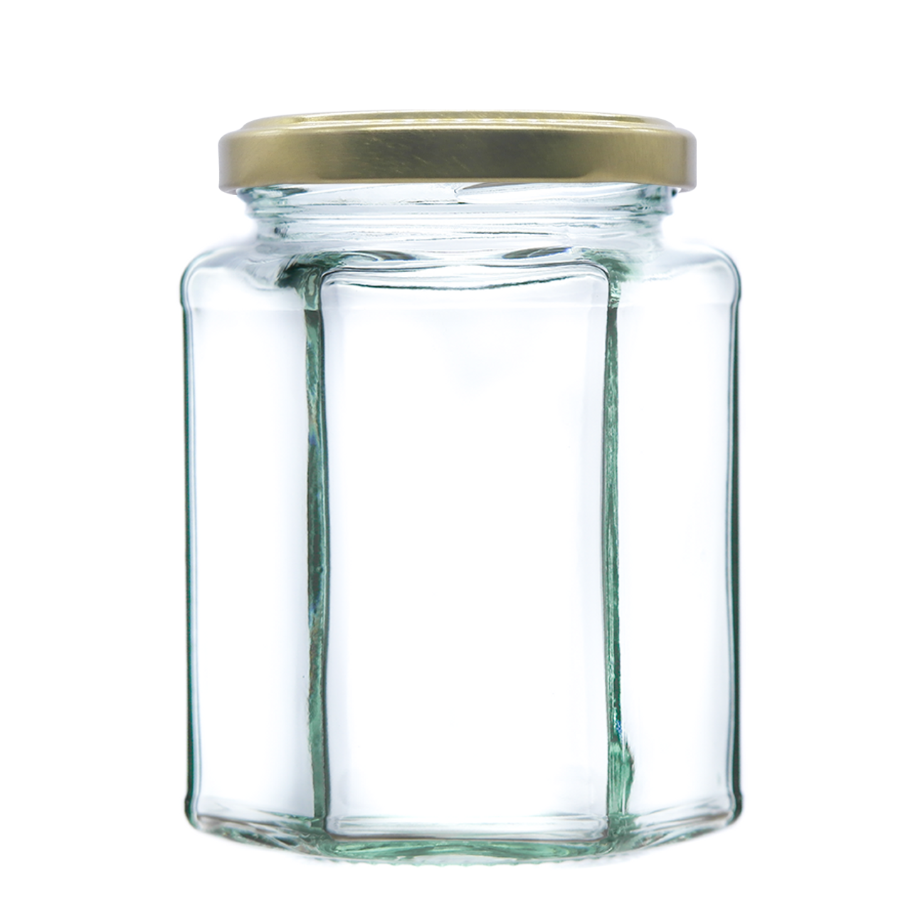 280ml Hexagonal Honey Jar | 340g Faceted Glass Jars