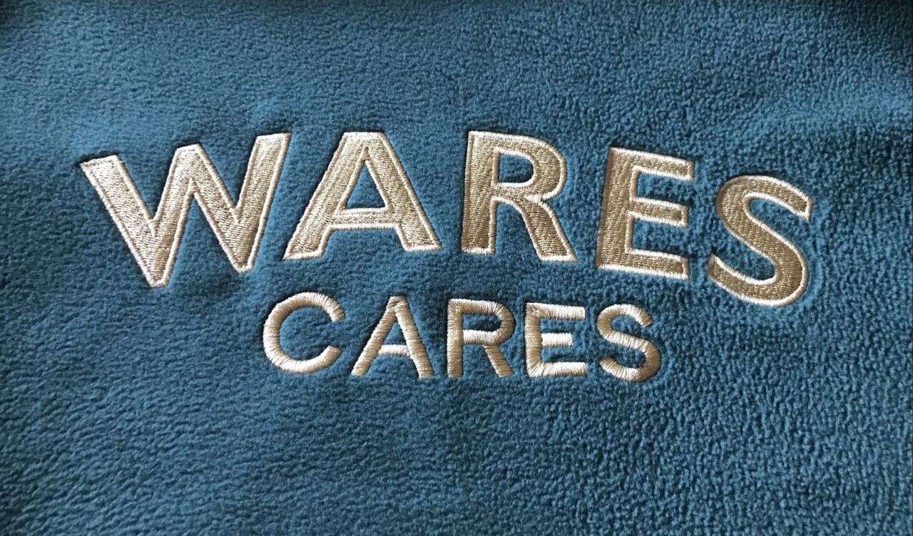 The new Wares Cares logo - Wares of Knutsford Ltd