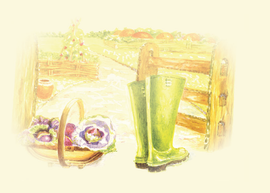 Grandma's Pantry - Oval Cream Allotment Gate - Suitable for everything ...
