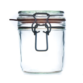 530ml Clip Top Jars - Clip top jar for storing food