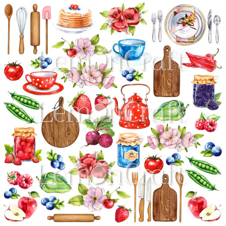 LemonCraft - Delicious 10 - 12 x 12 Elements (LEM-DELIC10)