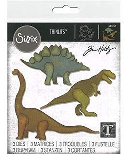 Sizzix - Ellison - Thinlits Die Set 3PK - Prehistoric by Tim Holtz (664155)