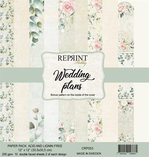 Reprint Wedding Plans 12x12 Inch Paper Pack (CRP056)
