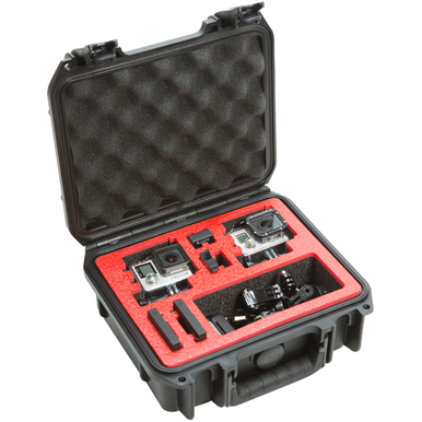 SKB iSERIES 0907-4 WATERPROOF DOUBLE GOPRO CASE - 9X7X4"