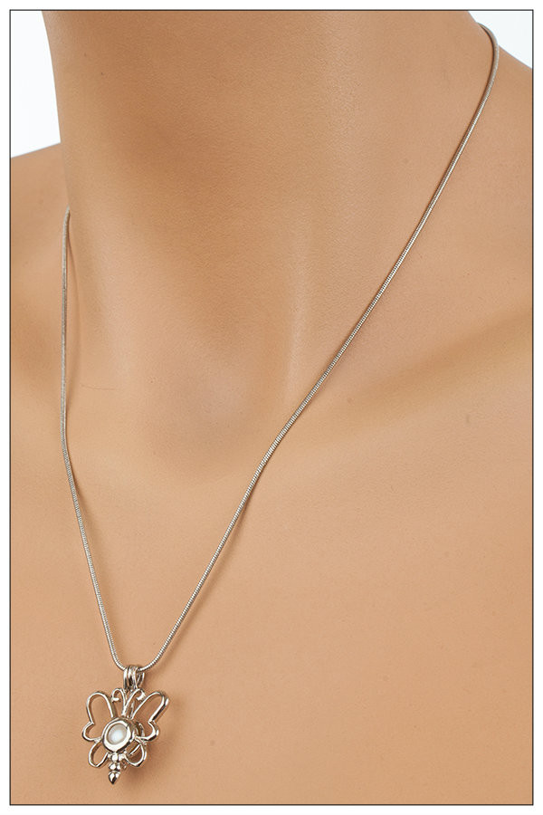 Big Butterfly Pick A Pearl Cage Setting | Pearls Island