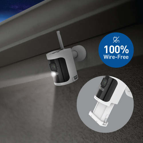 AllSecure600™ 3 Camera 8 Channel 2K Wire-Free HD Wireless NVR Security ...