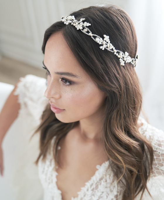 MARIA ELENA HEADPIECES ME AUDREY - Bridals by Lori