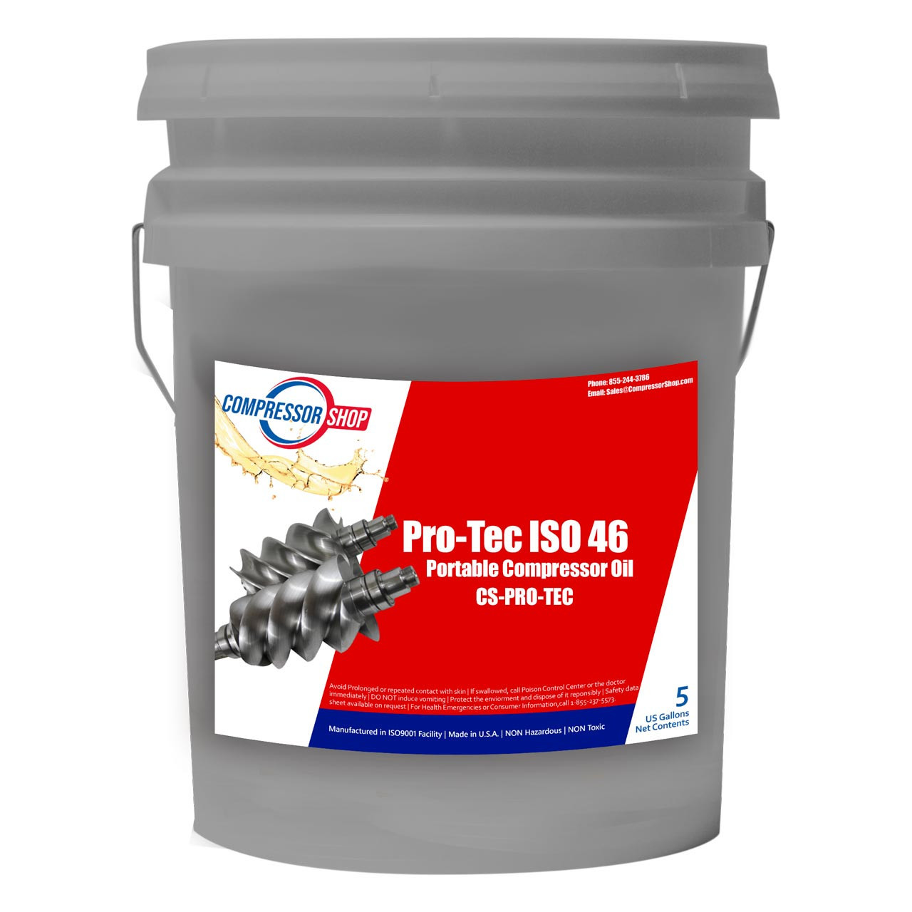 Doosan Pro-Tech Portable Compressor Oil Replacement - 5 Gallon