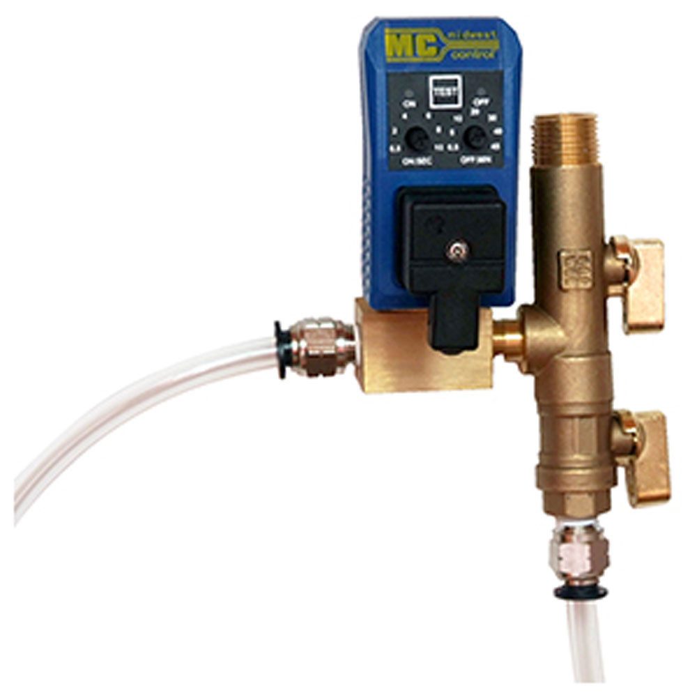 Midwest Control MCDV50-DK Drain Valve w/ Strainer - 1/2" NPT
